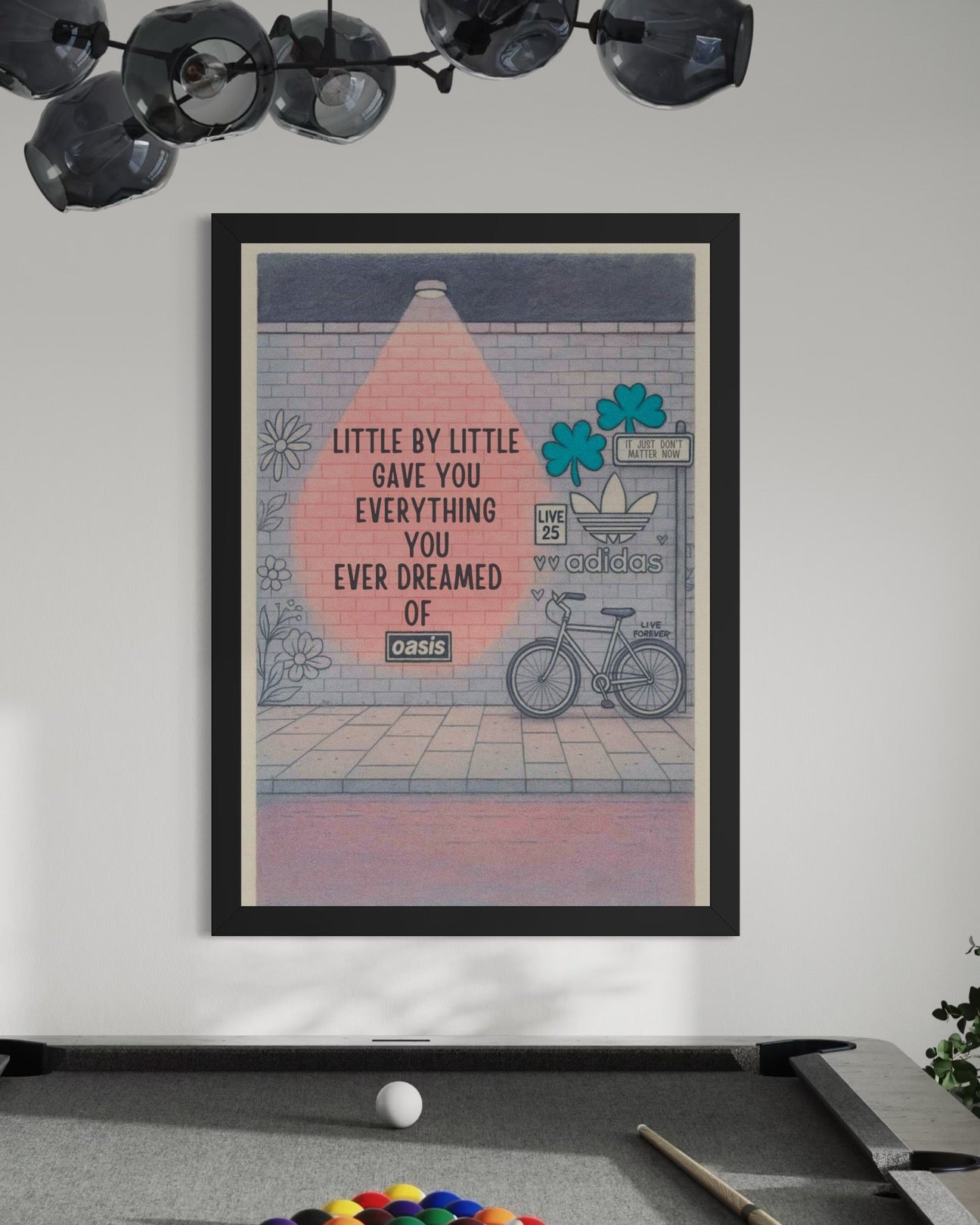 Little By Little - Oasis Inspired Graffiti Poster – ClickCartel