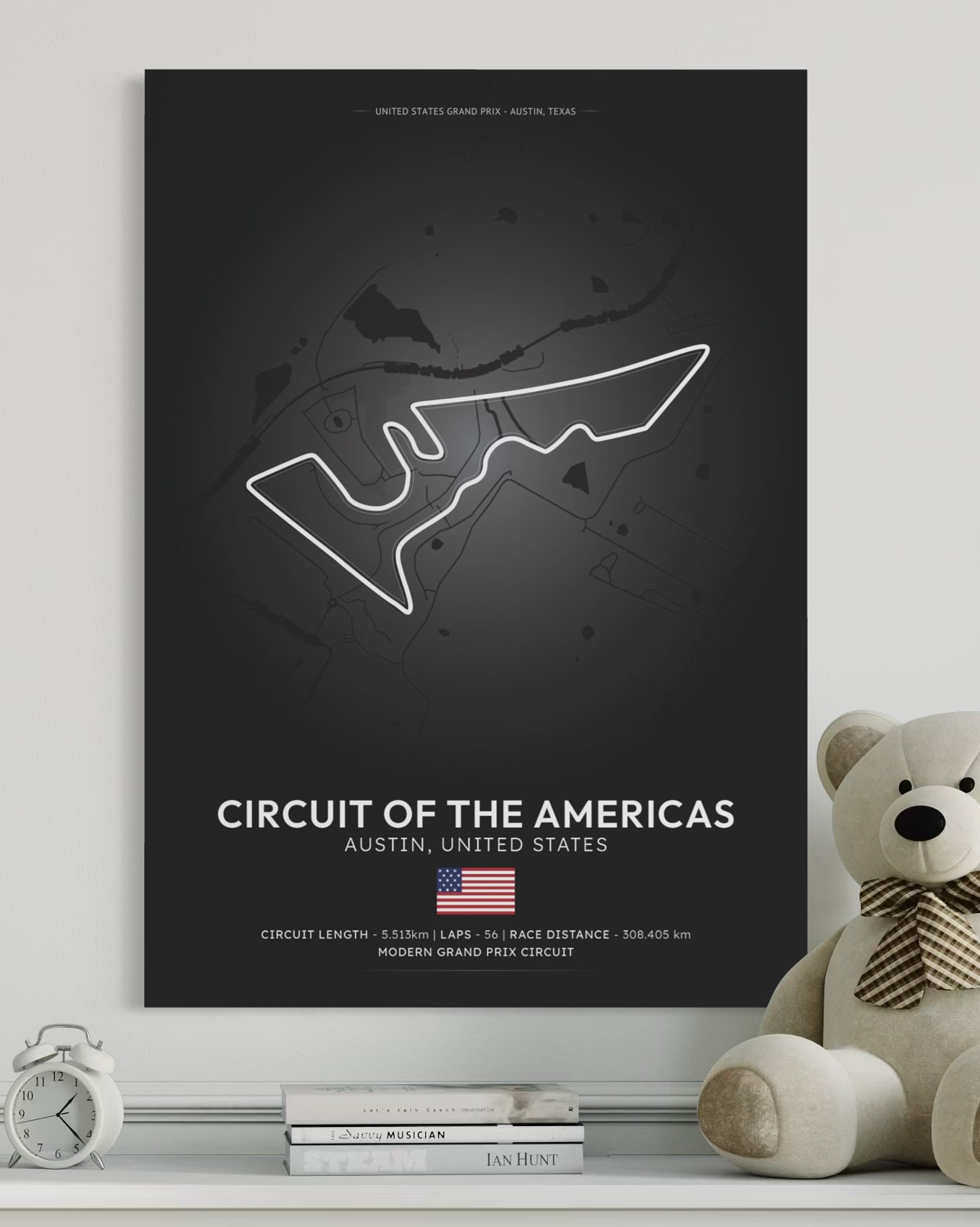 Circuit Of The Americas Poster - Formula 1 Inspired Print – ClickCartel